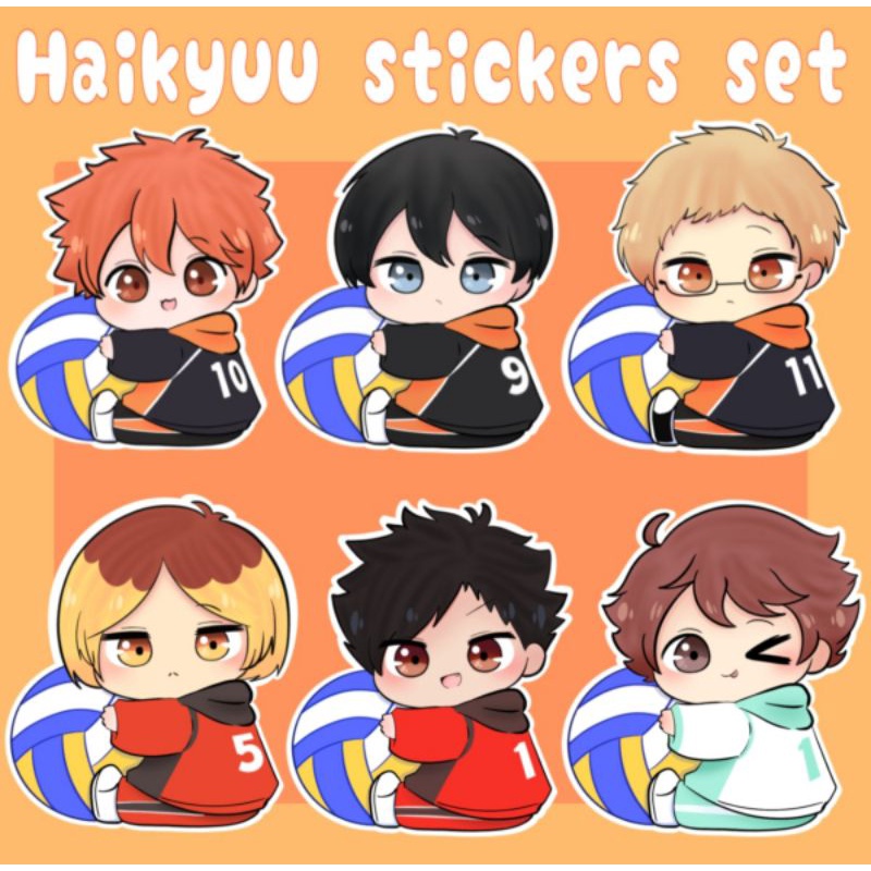 Jual CHIBI HAIKYUU STICKERS SET | Shopee Indonesia