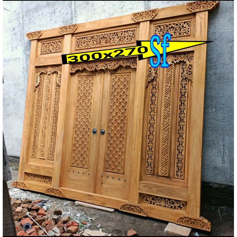 Jual kusen pintu ukir kayu jati asli pengrajin jepara jawa tengah ...