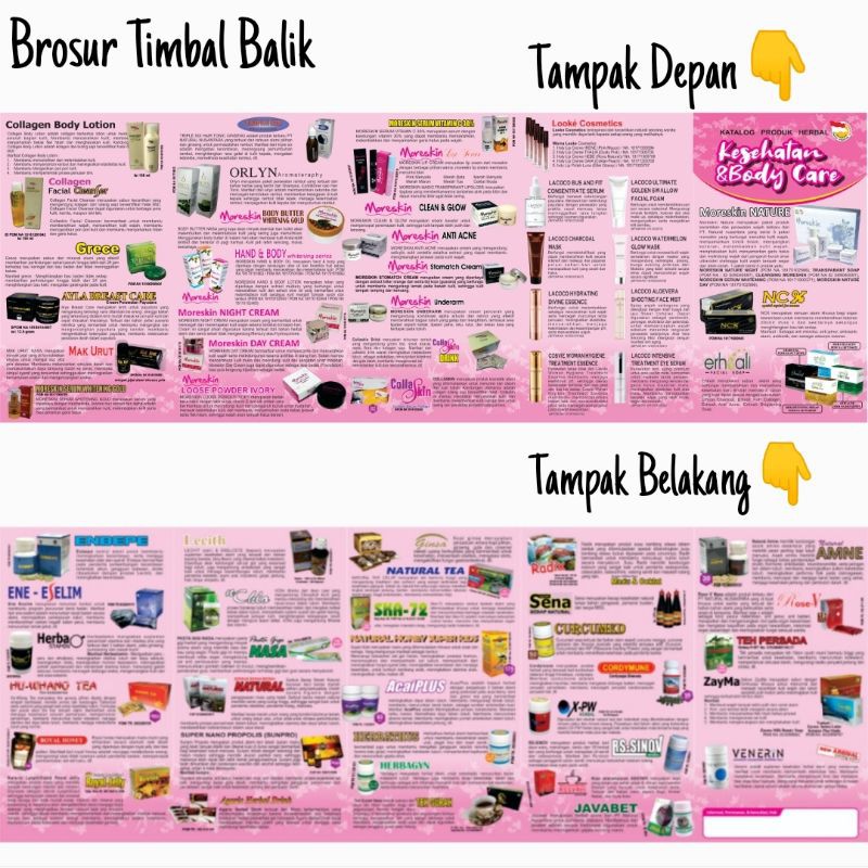 Jual GUDANG NASA MEDAN | BROSUR PRODUK NASA | PRODUK KESEHATAN & KECANTIKAN | Shopee Indonesia