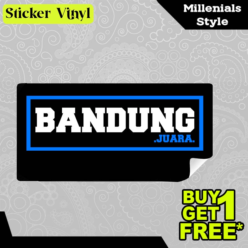 Jual Stiker Sticker Bandung Juara Bandung Salawasna Gambar Unik Desain ...