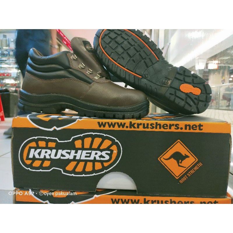 Jual SEPATU SAFETY KRUSHER FLORIDA BROWN MURAH | Shopee Indonesia