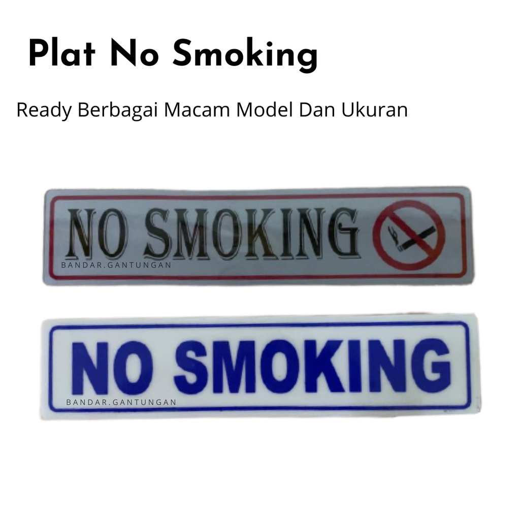 Jual Akrilik Plat No Smoking Dilarang Merokok Plat Papan Sign Rambu ... Jual Akrilik Plat No Smoking Dilarang Merokok Plat Papan Sign Rambu ...
