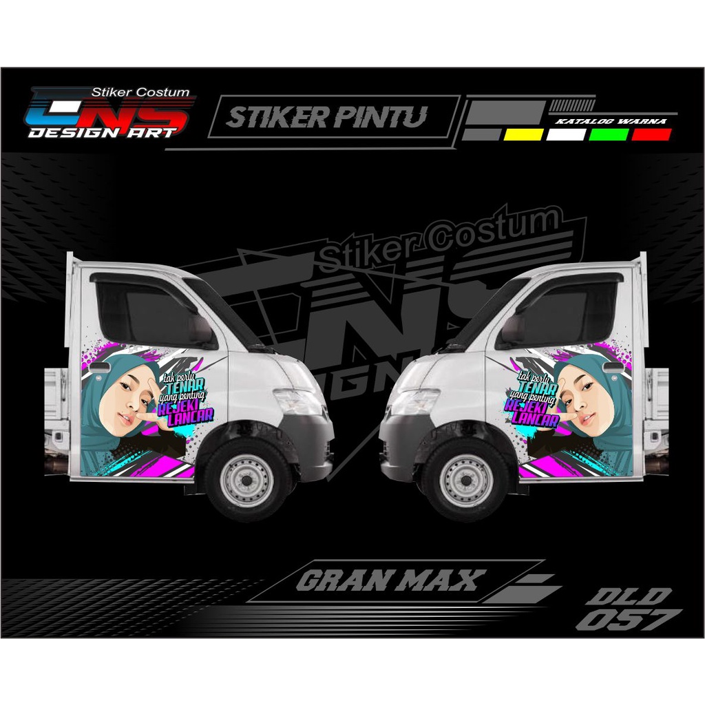 Jual Sticker Stiker Pintu Mobil Pick Up Daihatsu Gran Max Granmax ...