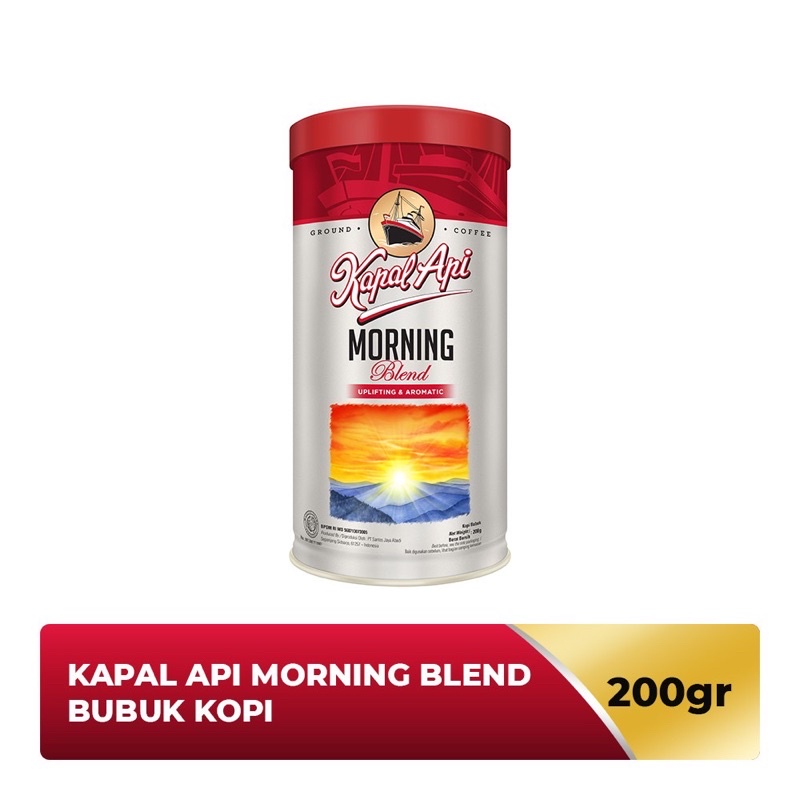 Jual KAPAL API MORNING BLEND HALUS 200G | Shopee Indonesia