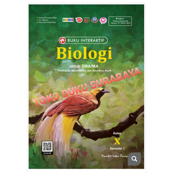 Jual Buku PR/LKS interaktif biologi kelas X,10 semester 1 (K13 revisi) intan pariwara, 2021 ...