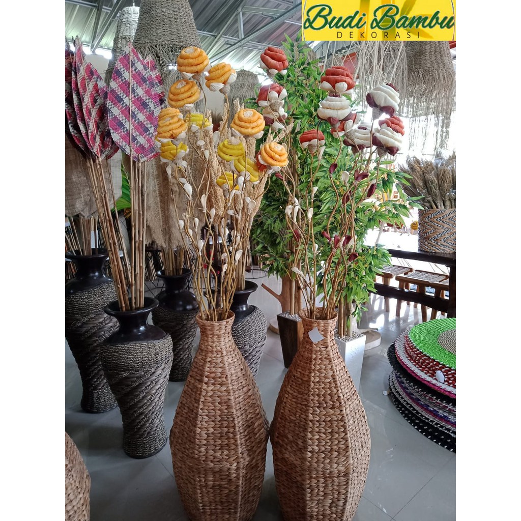 Jual HOME DEKOR STIK BUNGA KLOBOT BOROBUDUR ISI 10PCS DEKORASI BAHAN ...