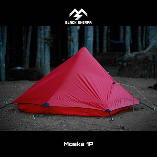 Jual Black Sherpa Tarp tent Ultralight Pyramid - 1 Person | Shopee Indonesia