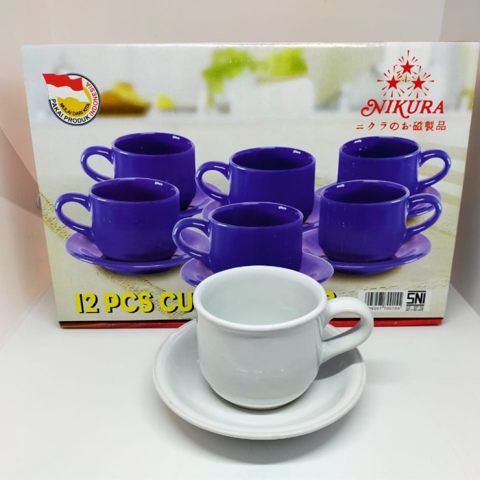 Jual Cangkir Set Keramik 12 Pcs Nikura / Cangkir Kopi / Cangkir Teh ... Jual Cangkir Set Keramik 12 Pcs Nikura / Cangkir Kopi / Cangkir Teh ...