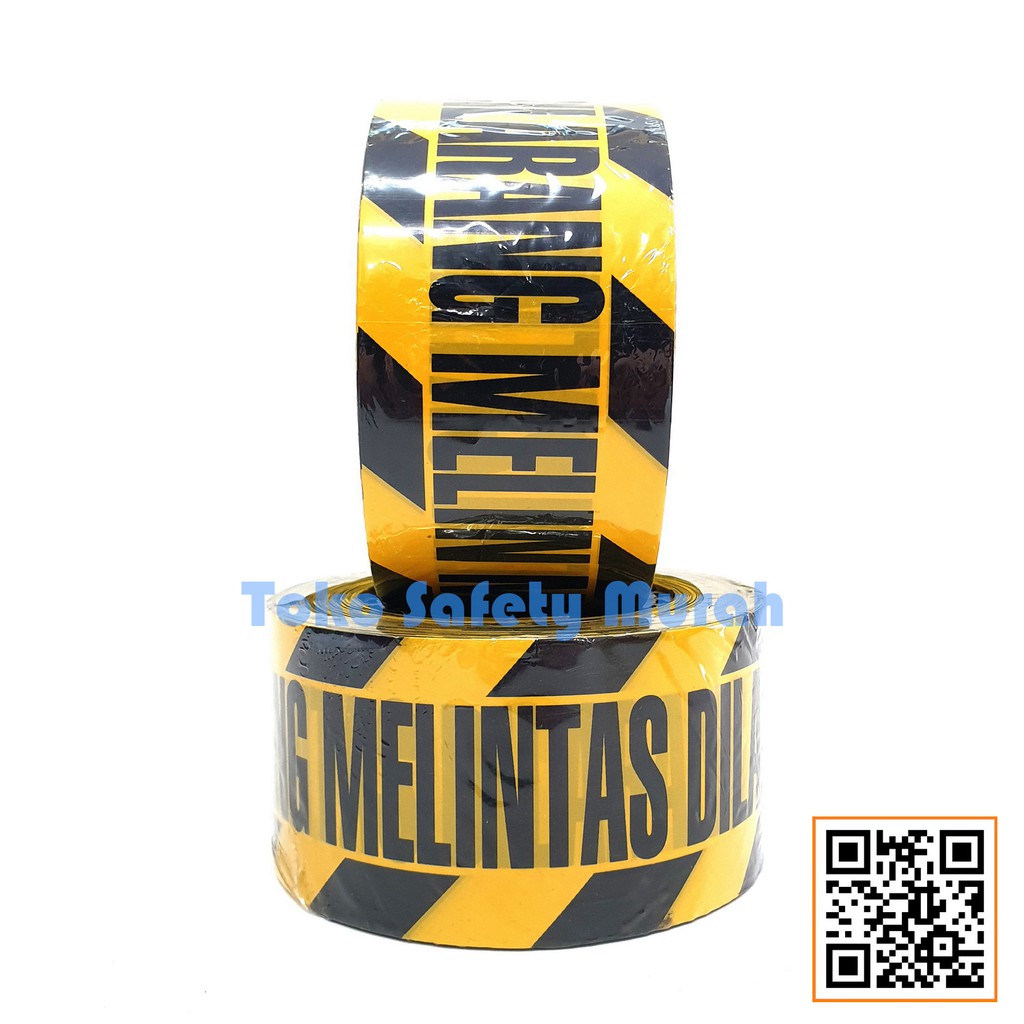 Jual Garis Polisi Pembatas Baricade Polisi DILARANG MELINTAS Safety ...