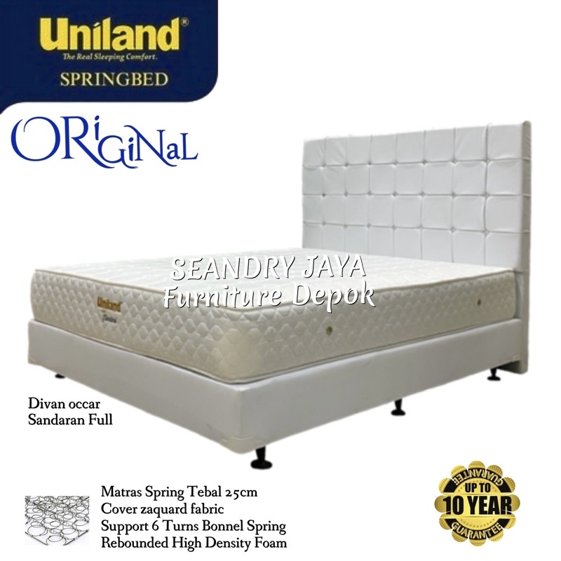 Jual SPRINGBED UNILAND MATRAS TEBAL 25cm/DIVAN SANDARAN OSCAR/SPRING ...