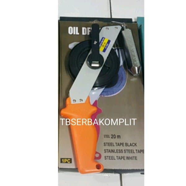 Jual Meteran Minyak 20M Oil Depth Meter 20 M Stainless Steel Sounding ...