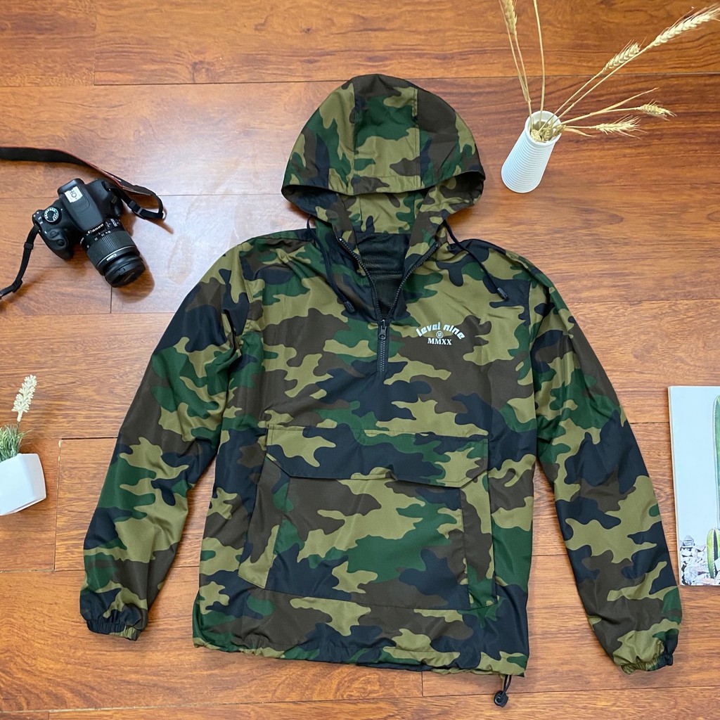 Jual JAKET PRIA - JAKET PRIA PARASUT - JAKET CAGOULE CAMO LEVEL NINE ...
