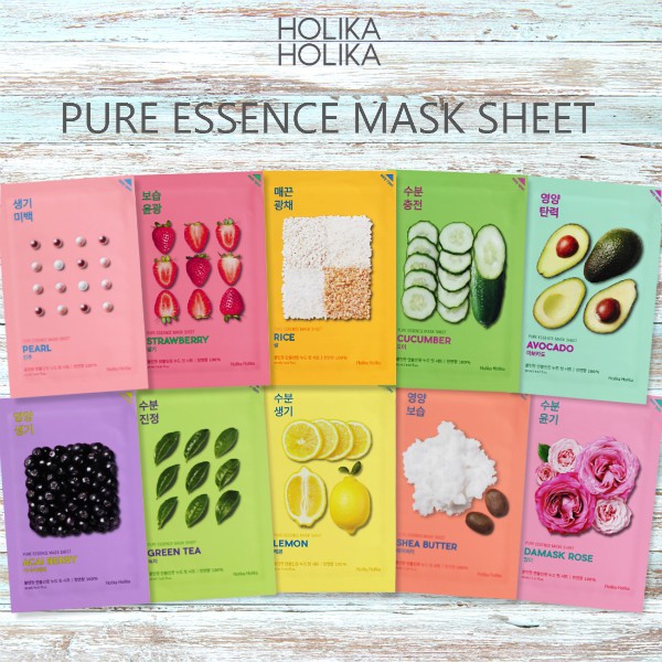 Jual Holika Holika Pure Essence Mask Sheet (100% Original face mask ...