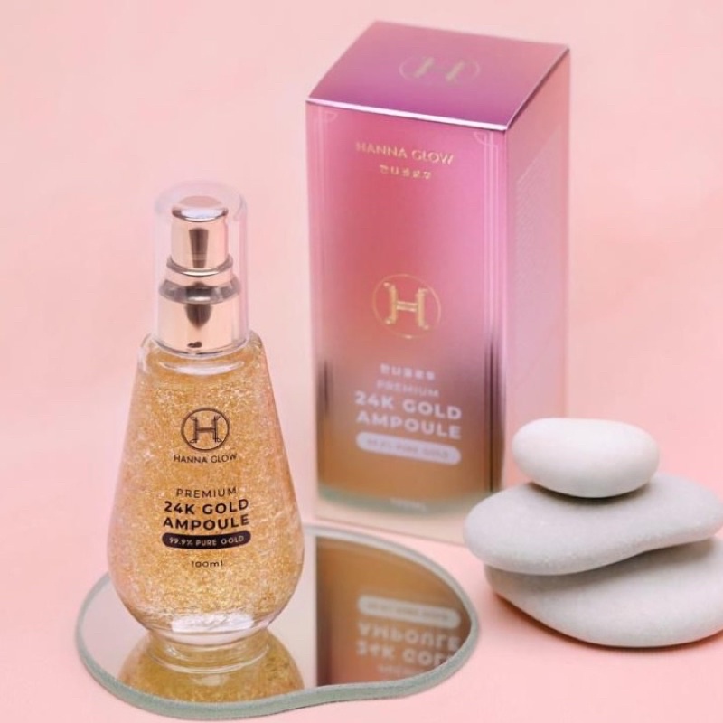Jual Hanna Glow - Premium 24k Gold Ampoule 100ml | Shopee Indonesia