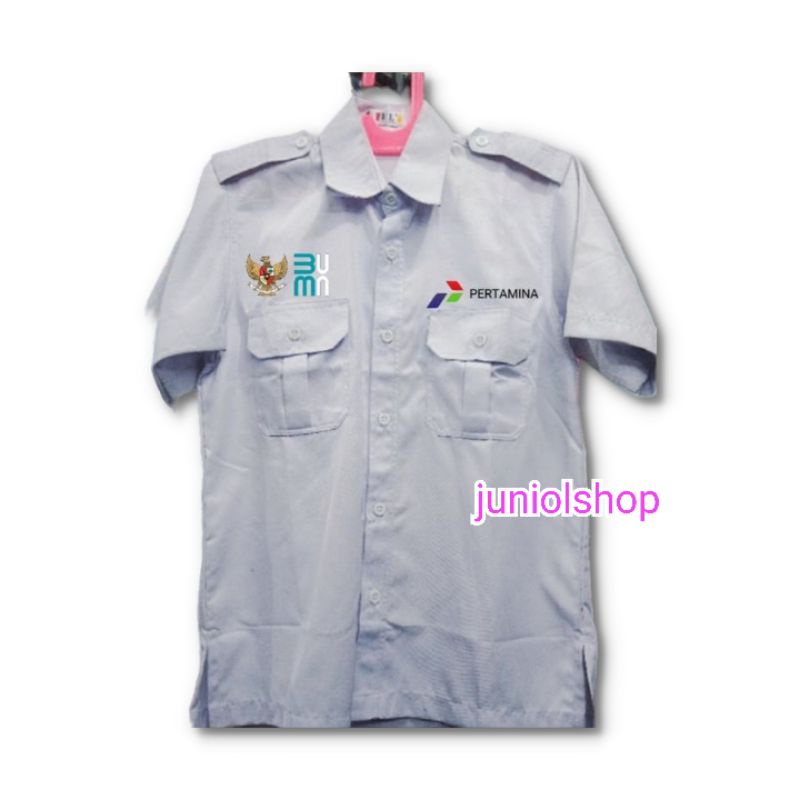 Jual KEMEJA PERTAMINA/KEMEJA PERTAMANI LENGAN PENDEK | Shopee Indonesia