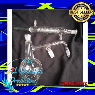 Jual Alat Destilasi 250ML dan 500ML Lengkap Dengan Kondensor Spiral ...