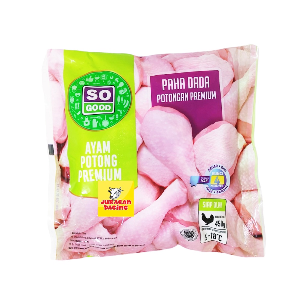 Jual SO GOOD - Paha dan dada ayam potongan premium 450 gram | Shopee ...