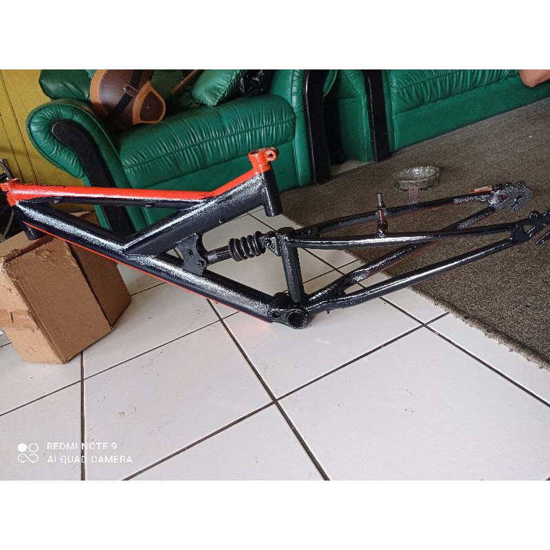 Jual Frame Sepeda MTB 26 Fullsus Rangka Bycyle Full Suspension decal ...
