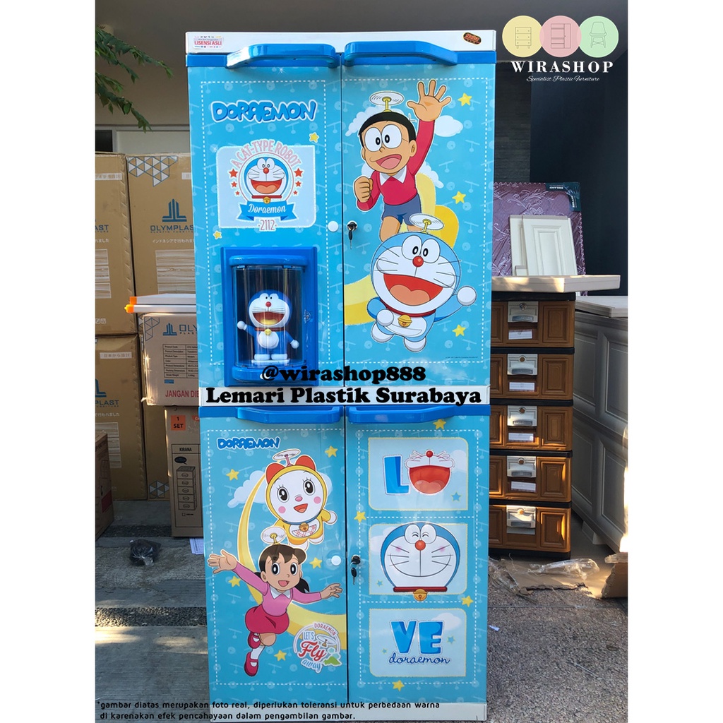Jual Lemari Plastik Naiba Premium dengan boneka Khusus Gojek 9284/9294 ...