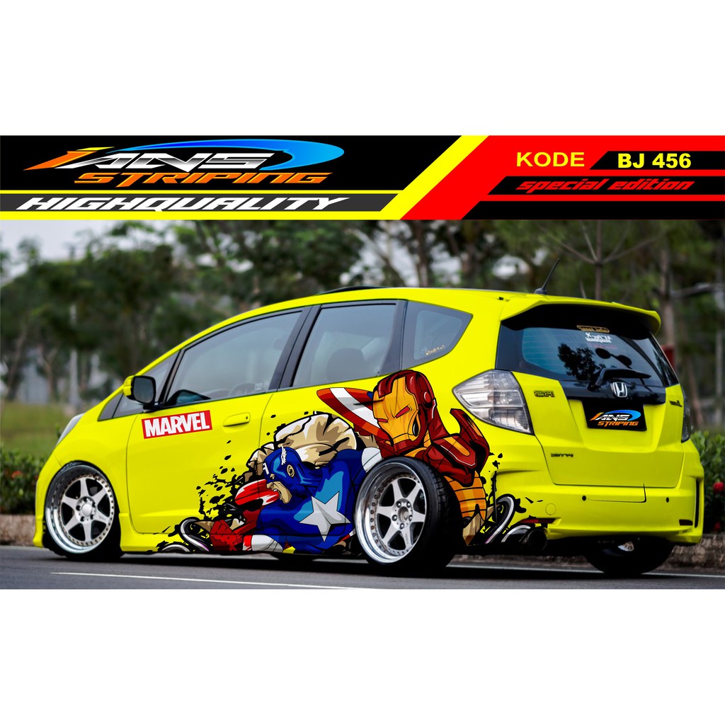 Jual VARIASI STICKER MOBIL JES JAZZ, SIGRA, YARIS, SWIFT / DECAL MOBIL ...