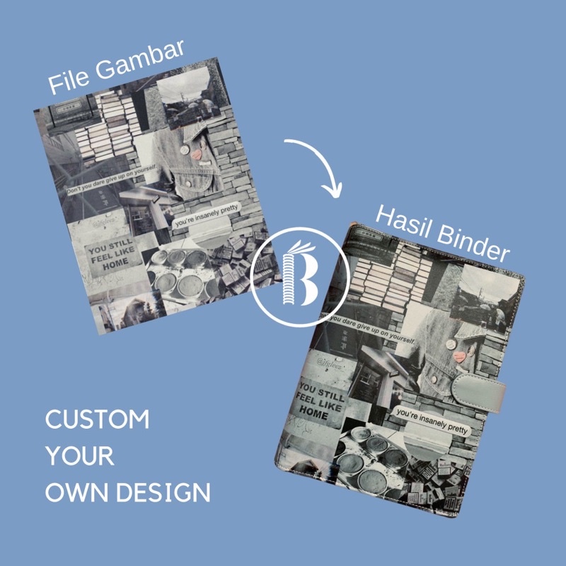 Jual Binder CUSTOM DESAIN SENDIRI Premium Quality FREE Tambah Nama ...