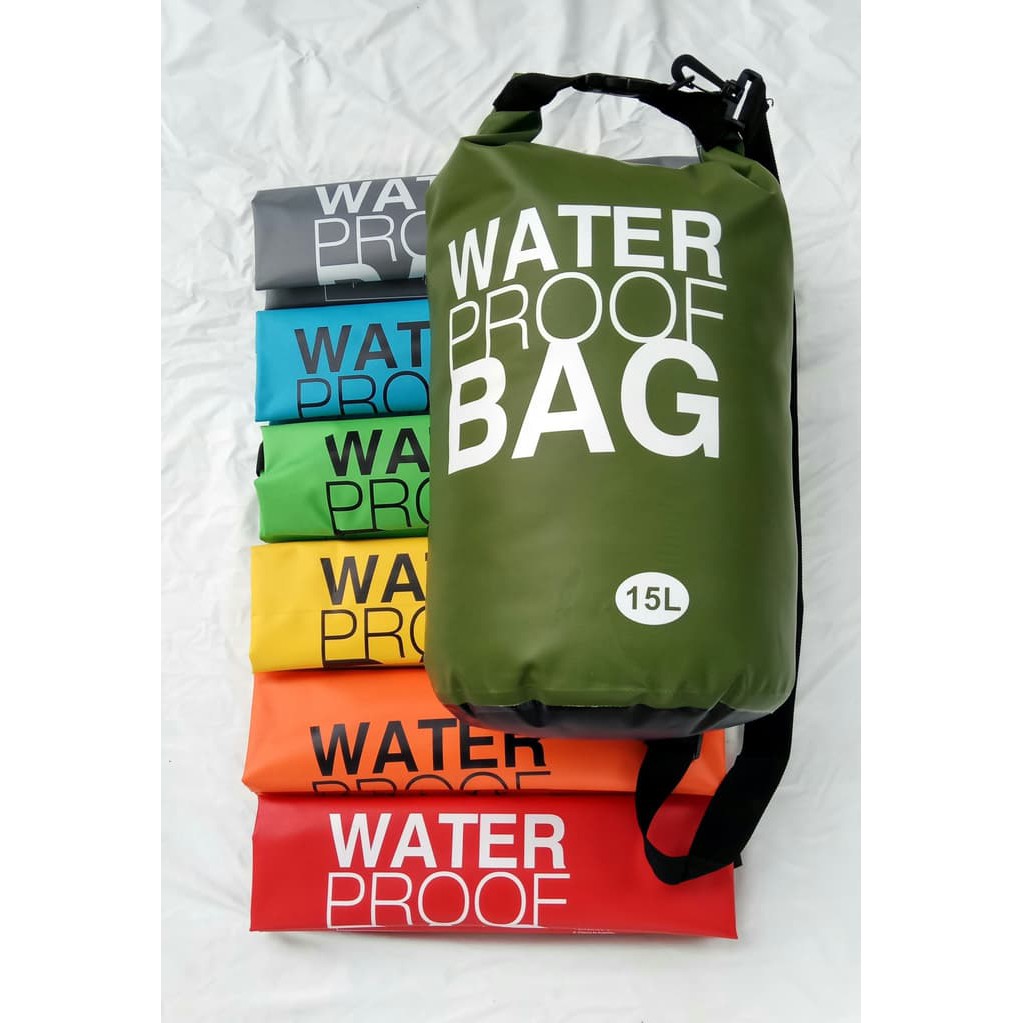 Jual SALE !! drybag 15 liter / dry bag 15 liter merk ocean pack | Shopee Indonesia