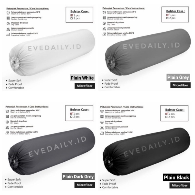 Jual CUSTOM UKURAN SARUNG GULING / BOLSTER CASE / BABY / JUMBO | Shopee ...