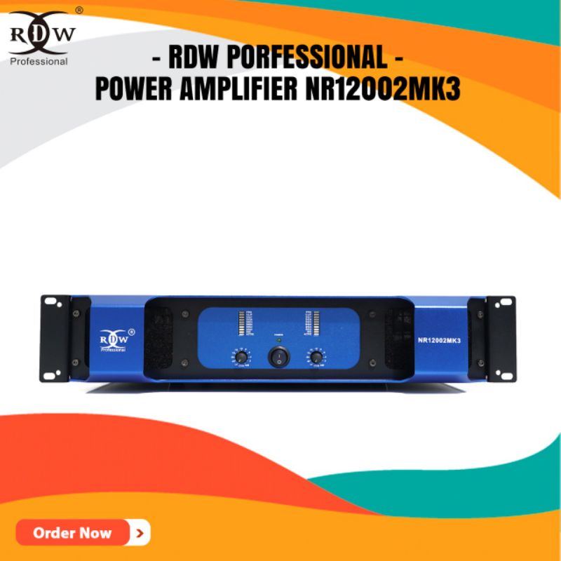 Jual POWER AMPLIFIER 2 CHANNEL NR12002MK3 / NR12002 MK3 RDW PROFESIONAL ...