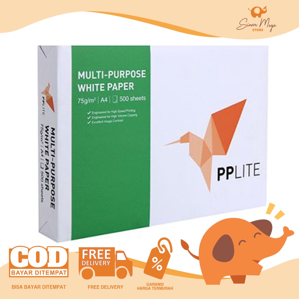 Jual PP LITE Kertas Print Fotocopy A4 75 GR | Shopee Indonesia