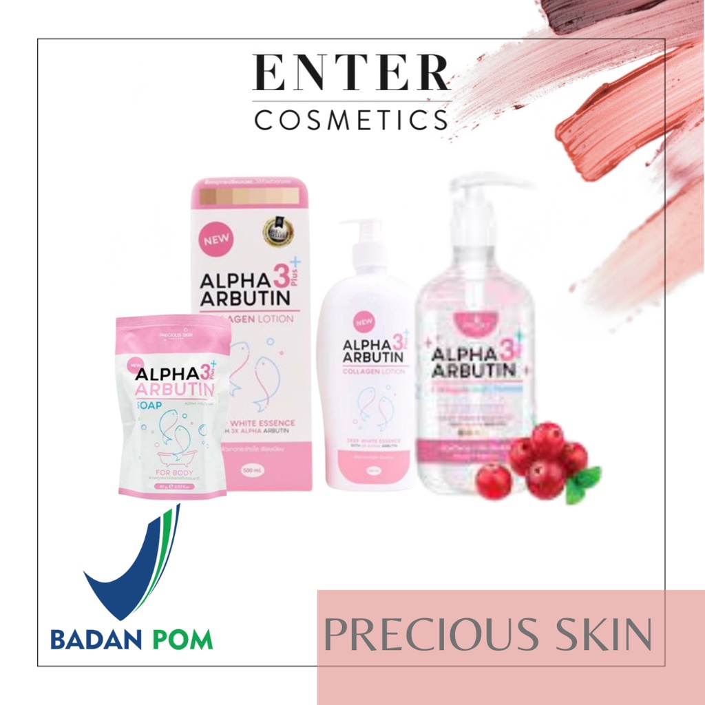 Jual PRECIOUS SKIN ALPHA ARBUTIN 3 PLUS COLLAGEN BODY LOTION 500ml |PRECIOUS SKIN ALPHA ARBUTIN ...