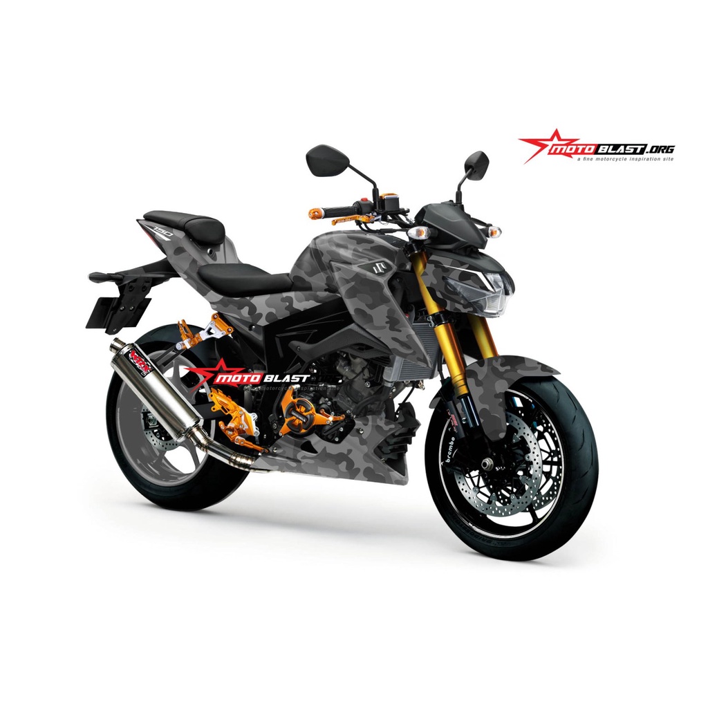 Jual Decal Sticker Motor Motoblast - GSX-S150 in Camouflage Army-Full ...