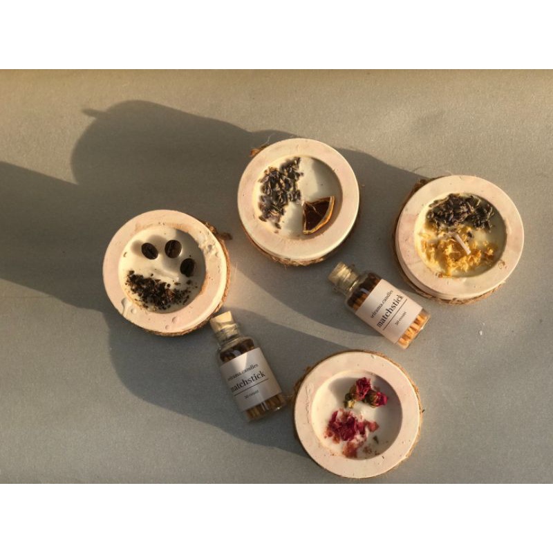 Jual Scented Candles (Bundle Kit, 1 Candle+ 1 Matchstick Jar) | Shopee ...