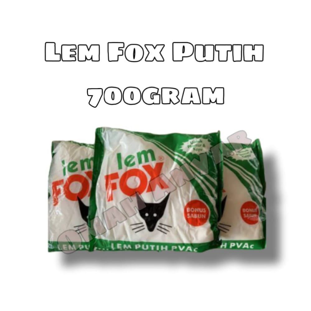 Jual Lem Putih Fox BUKAN Rajawali 700g 1kg | Shopee Indonesia