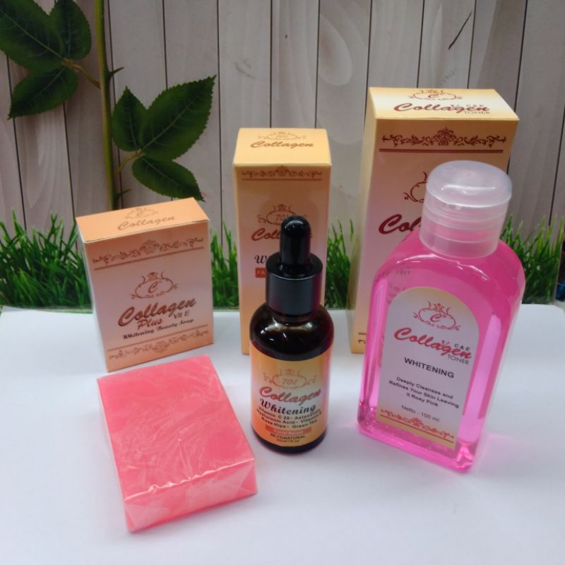 Jual PAKET COLLAGEN(TONER/SERUM/SABUN) | Shopee Indonesia