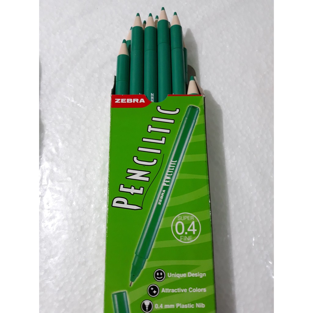Jual Pulpen warna ZEBRA PENCILTIC 0.4mm | Shopee Indonesia