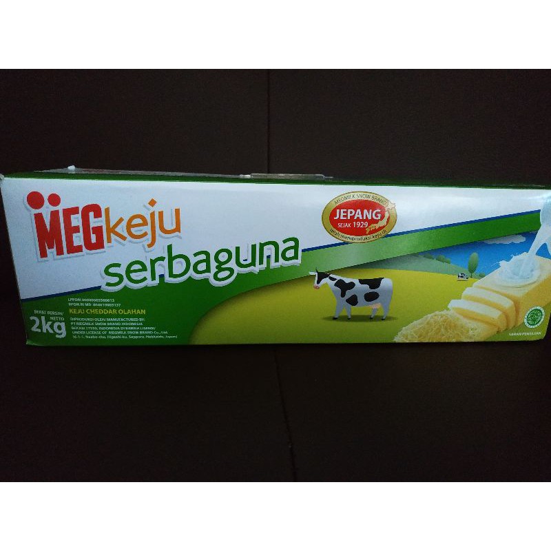 Jual Keju Cheddar Jepang Meg 2 kg | Shopee Indonesia