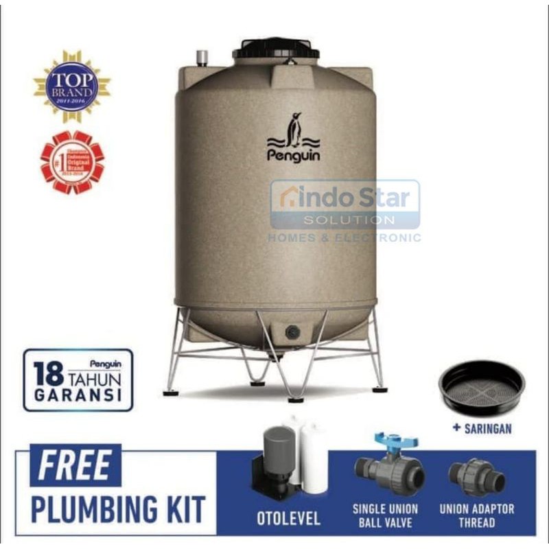 Jual Tangki Air Penguin Total Drain 160 R4 Kapasitas 1550 Liter ...