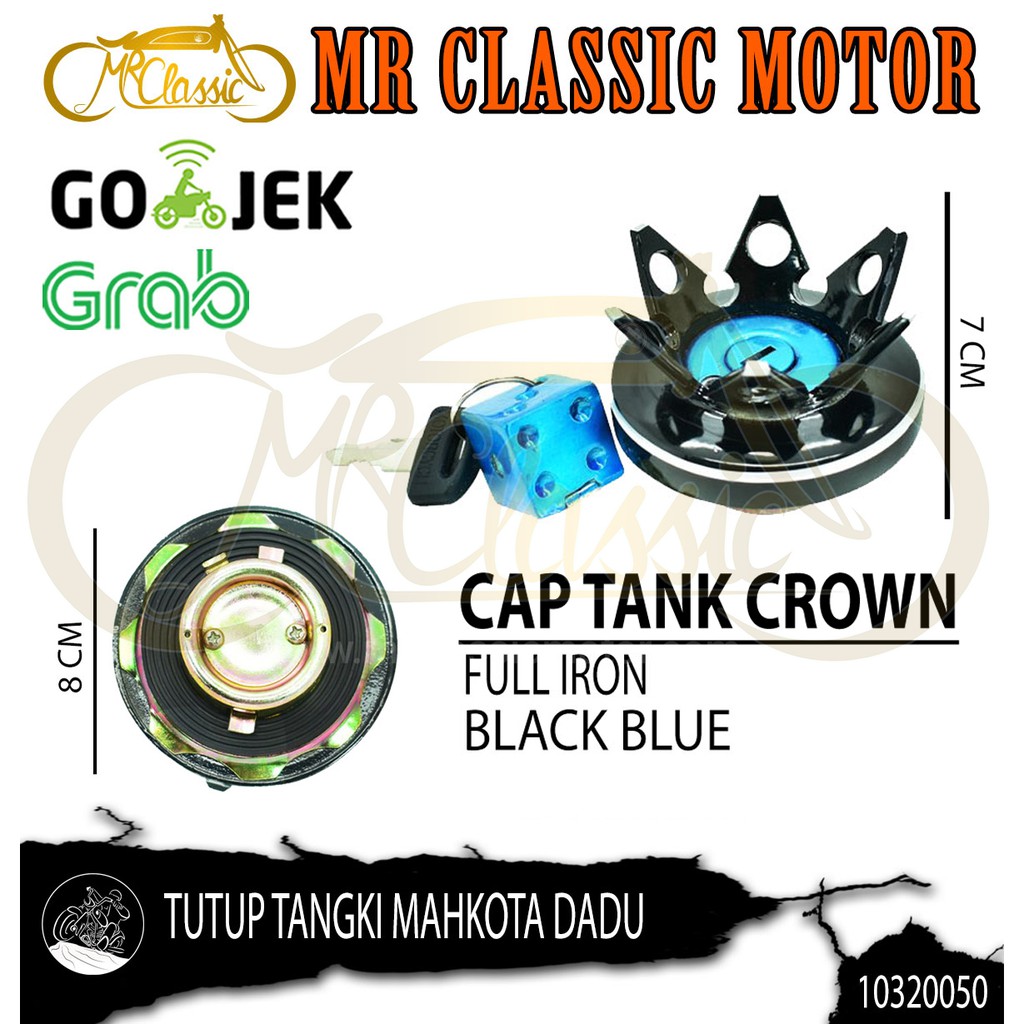 Jual Tutup Tangki Motor Custom Variasi Mahkota Dadu | Shopee Indonesia