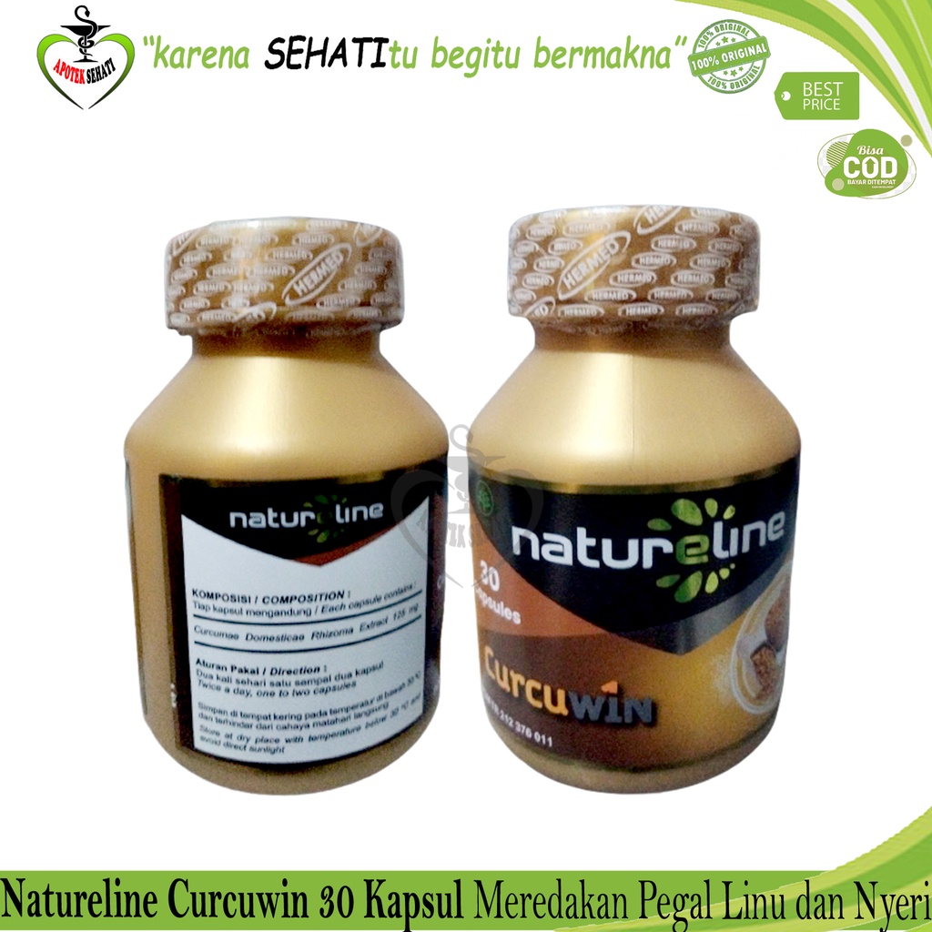 Jual Natureline Curcuwin Meningkatkan Daya Tahan Tubuh 30 Kapsul ...