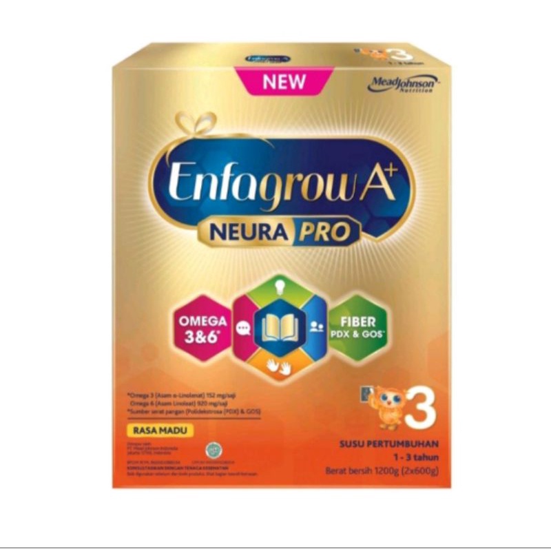 Jual Enfagrow A+ 3 Madu 1200 gr - Susu Formula Pertumbuhan Batita | Shopee Indonesia