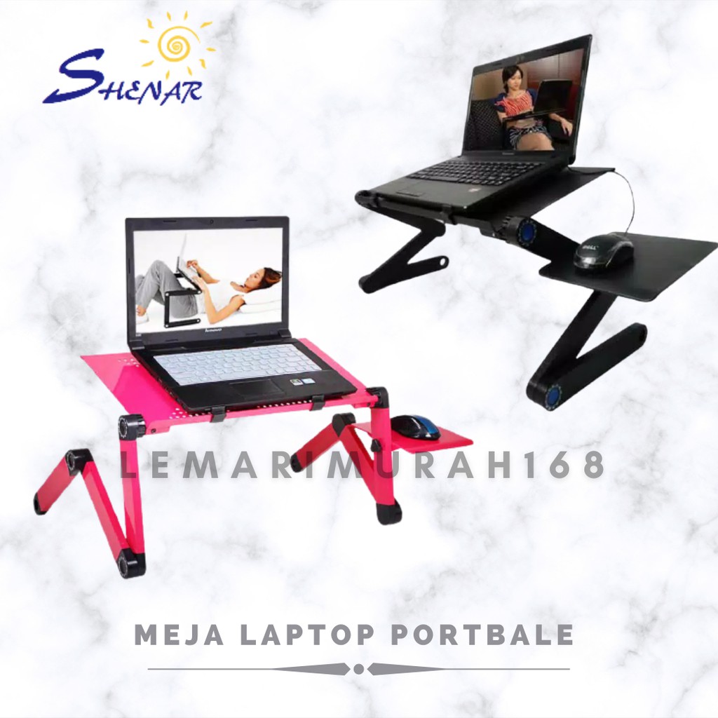 Jual Meja Laptop Portable ( Ada kipas pendingin ) - SHENAR | Shopee ...