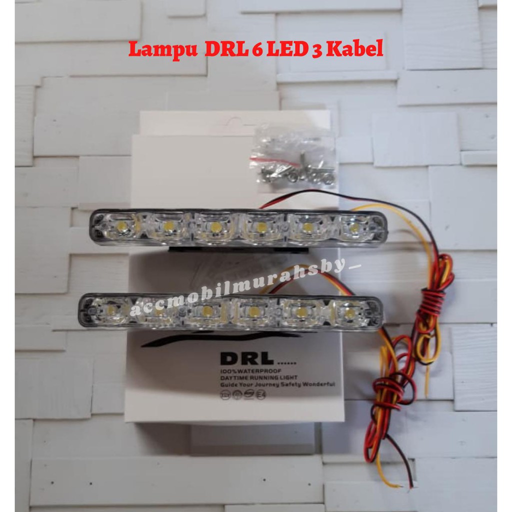 Jual Lampu DRL 6 Led 3 Sein Mobil Universal | Shopee Indonesia