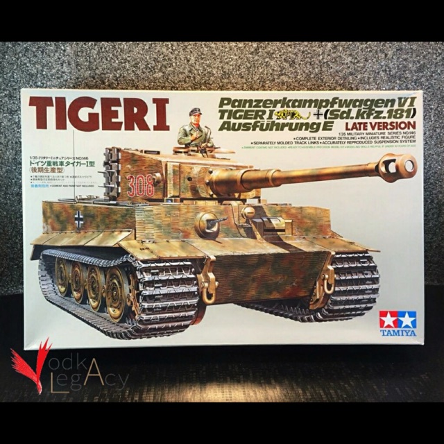 Jual Tamiya 1/35 Military German Tank Tiger I Late Version Model Kit ...