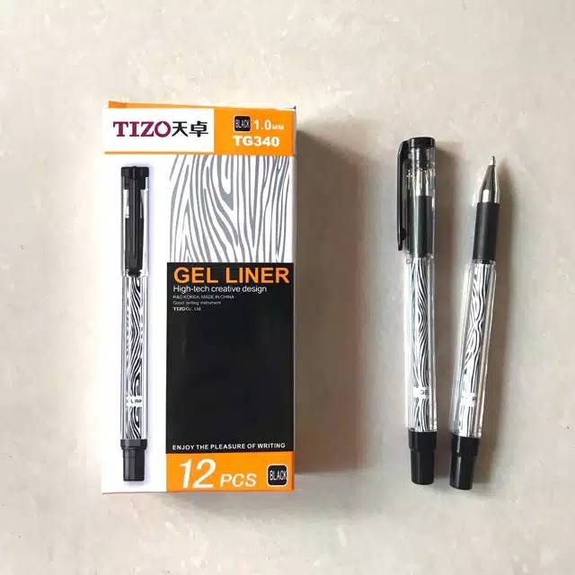 Jual PEN gel TIZO 1.0 mm ECER pen tanda tangan | Shopee Indonesia
