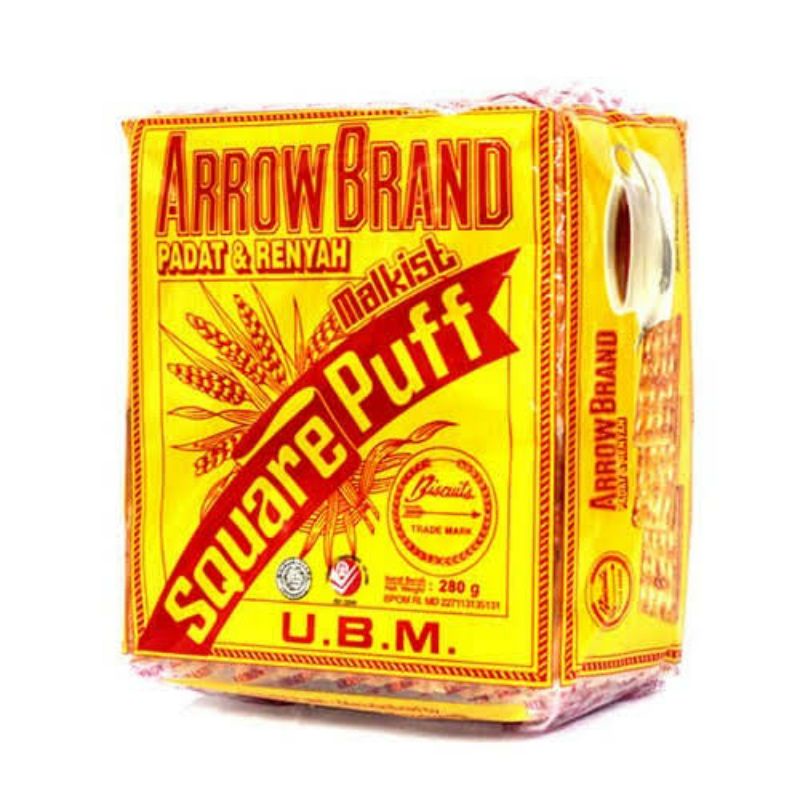 Jual Biskuit mari kabin gabin manis arrow brand square puff malkist ubm ...