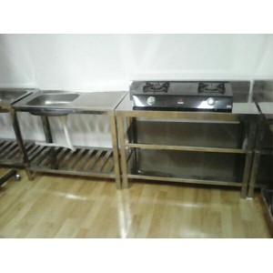 Jual Meja Kerja Dapur Stainless dan Bak Cuci Piring | Shopee Indonesia