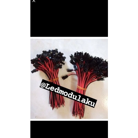 Jual kabel connector 2 Pin SM male female Pair (1 set) 10 pcs | Shopee ...