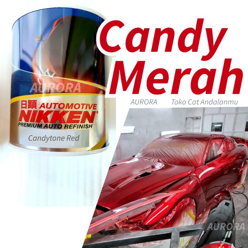 Jual Cat Candy Merah NIKKEN Candytone Red Cendy Cendyton Kendi Kenditon ...