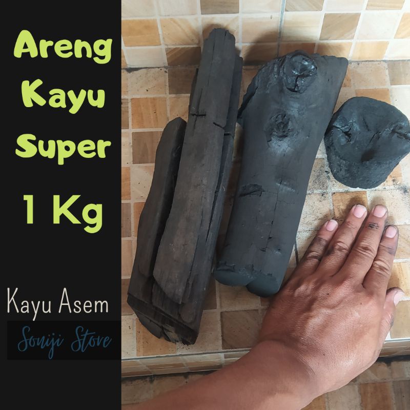 Jual Areng Kayu Super Arang Kayu Keras Berat 1Kg | Shopee Indonesia