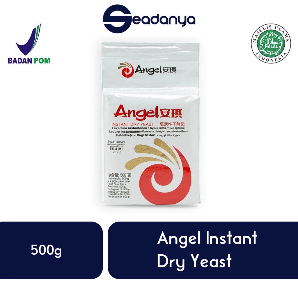 Jual Angel Instant Dry Yeast Ragi Instant 500g - Pengembang Roti , Kue ...